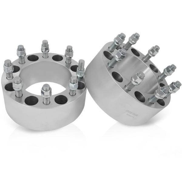 商品名:  ECCPP 2X 3 inch Wheel Spacer Adapters 8x6.5 to 8x6.5 125mm 8 Lug fits for Dodge for Ram 2500 3500 for Ford F250 F3...
