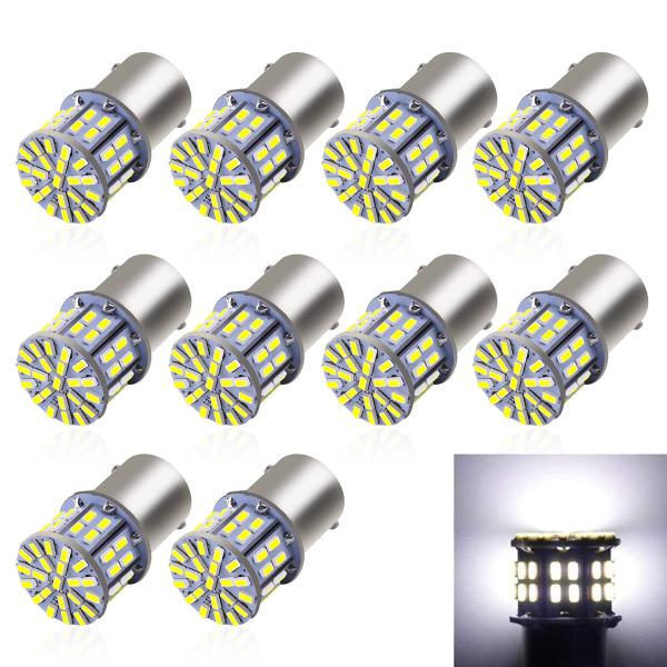 商品名: 10 Pcs Extremely Super Bright 1156 1141 1003 1073 BA15S 7506 50 SMD 3014 LED Replacement Light Bulbs for RV Indoor ...
