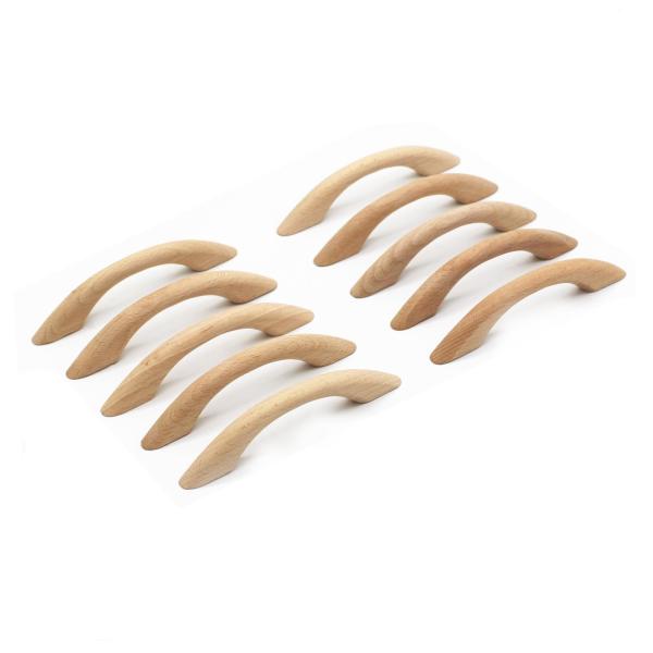 商品名:  WEICHUAN 10PCS Unfinished Wood Pulls Handles - Kitchen Cabinets Furniture Dresser Wardrobe Cupboard Drawer Pulls H...