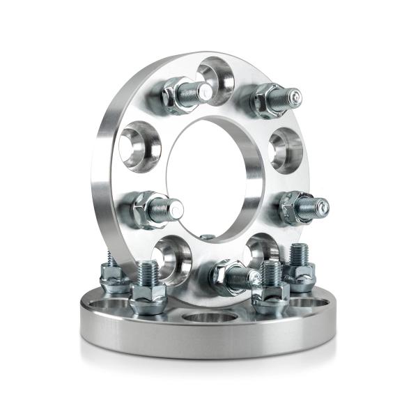 商品名: Customadeonly 2個 1インチ 25mm シルバーラグ中心変換ホイールリムアダプタースペーサー (ボルトパターン変更) 5x100ハブから5x120ホイール57.1mm センターボア 12x1.5スレッドピッチスタッド...