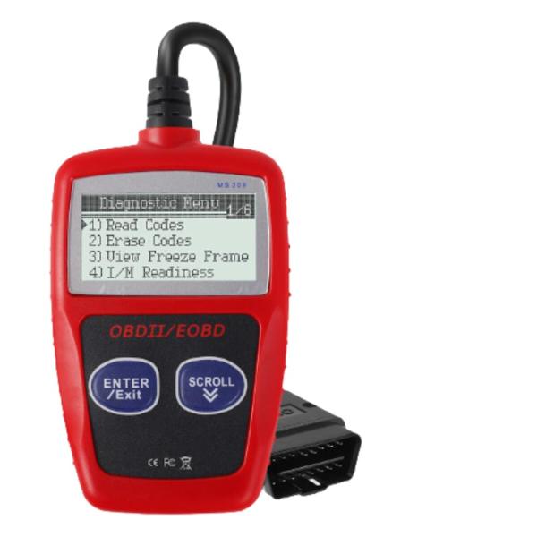 商品名: OBD2スキャナーコードリーダー カー診断ツール - OBD 2チェックエンジンライトスキャンオートコンピュータリーダー リセット付き - OBD-II 自動車ツール センサー ABS 自動車アクセサリー 自動車診断スキャナー用 ...