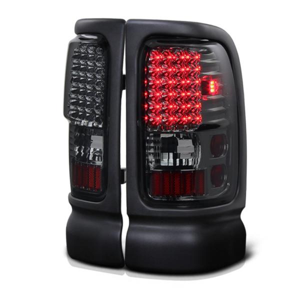 商品名: VIPMOTOZ LED スモークレンズ テールライトランプ 1994-2001 ダッジ・ラム 1500 2500 3500用 Driver &amp; Passenger Side AZN-OT-DRAM94-LED-SM VI...