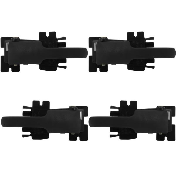 商品名: ECCPP ドアハンドル インテリア 内側 フロント リア 助手席側 運転席側 1995-2003 エクスプローラー用 ブラック(4個) ECCPP Door Handles Interior Inside Inner Front...