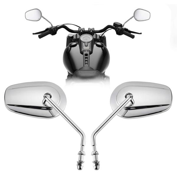 商品名: KEMIMOTO ブラックミラー Sportster XL 883 1200 Road King V-Rod Street Glide Electra Glide Dyna Softail 1982-2017 HALEI034CH...