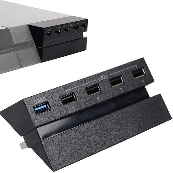 商品名: PS4用Linkstyle 5ポートハブ、プレイステーション4 PS4コンソール用、USB 3.0高速充電コントローラスプリッタ拡張用、PS4スリム用ではなく、PS4 PRO Linkstyle 5 Port HUB for PS...