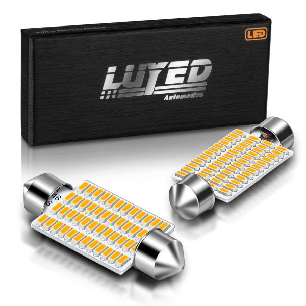 商品名:  LUYED 1140 Lumens Super Bright 3014 48-EX Chipsets 569 578 211-2 212-2 LED Bulbs Used For Dome light,Warm Whiteブラン...
