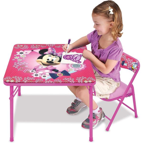 商品名: ミッキーマウス ジュニアテーブル 2〜5歳 95579 Jakks Pacific Minnie Mouse Table Blossoms &amp; Bows Jr. Activity Set with 1 Chairブランド:...