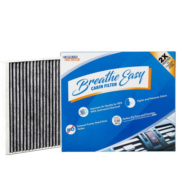 商品名: Spearhead Premium Breathe Easy Cabin Filter, Up to 25% Longer Life w/Activated Carbon (BE-966) Spearhead Odor Defen...