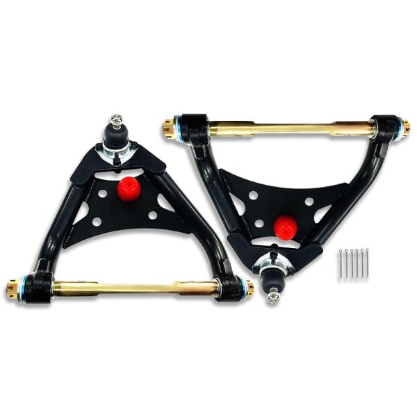 商品名: デモターパフォーマンス 管状アッパーコントロールアーム 65-70 インパラベルエアビスケーン用 DEMOTOR PERFORMANCE Tubular Upper Control Arms For Impala Bel Air ...