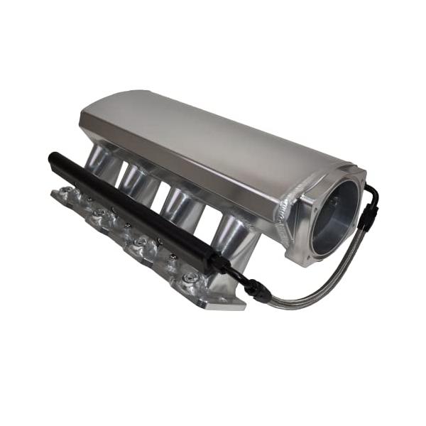 商品名: A-Team Performance - インテークマニホールド 102mm スロットルボディ メタルシート - シボレー GMC ポンティアック LS LS1 LS2 LS6 シルバー A-Team Performance - ...