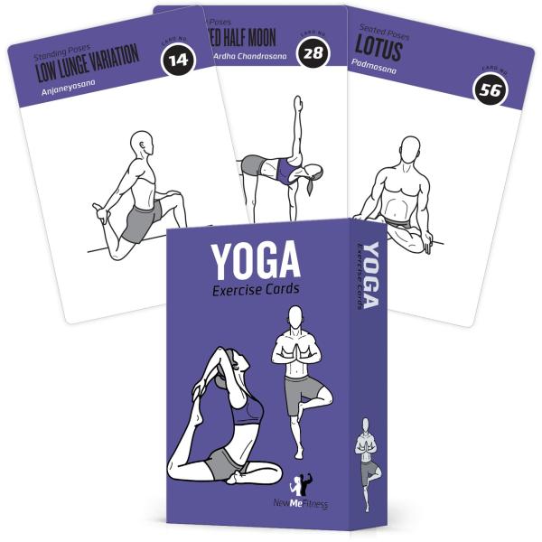 商品名: YOGA CARDS, POSE SEQUENCE FLOW - 70 Yoga Poses, 9 Sequences - Sanskrit &amp; English Asana Names - Yoga Sequencing ...