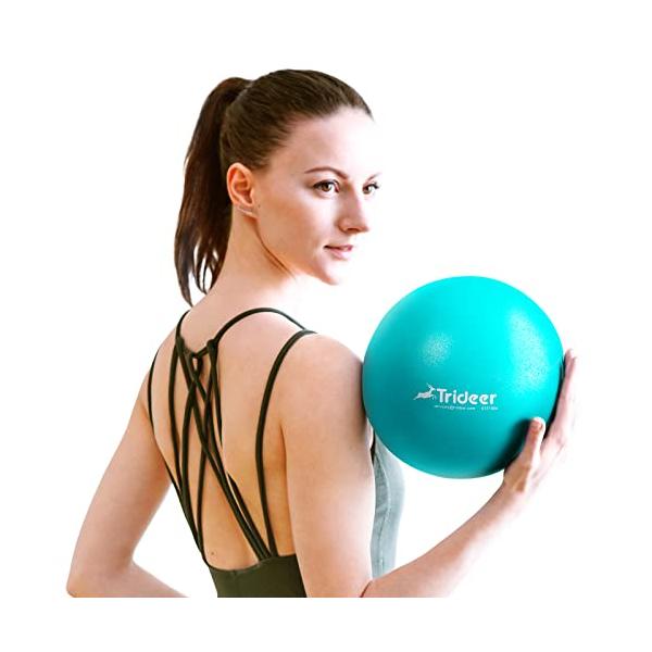 商品名: Trideer ピラティスボール バレボール ミニエクササイズボール 9inチ 小さなベンダーボール Turkis（23センチメートル） Trideer Pilates Ball 9 Inch Core Ball, Small E...