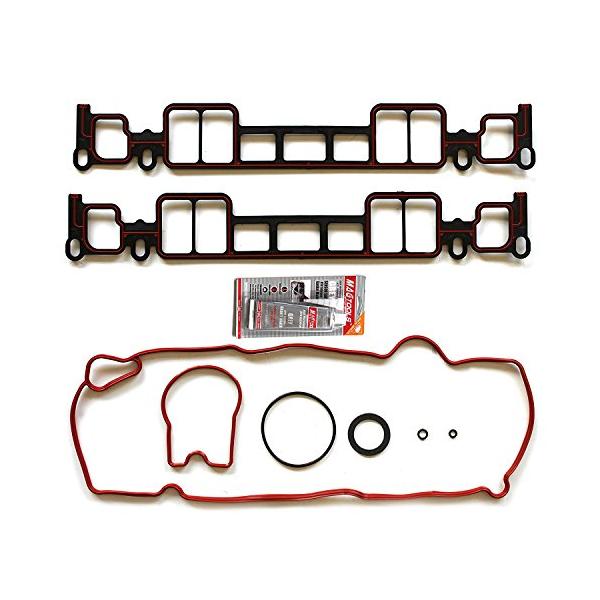 商品名: ECCPP 取り替え用ガスケットセット 1996-2002 シボレー エクスプレス 1500 タホ GMC ユーコン 5.7L エンジン インテークマニホールド ガスケットキット ECCPP Engine Replacement ...