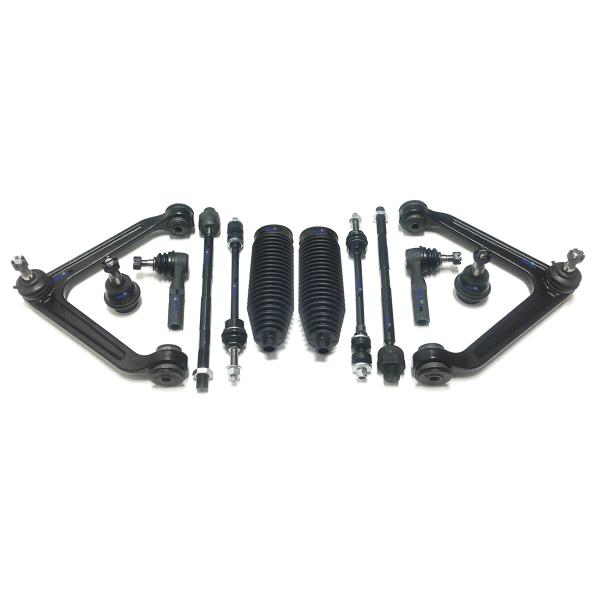 商品名:  PartsW - 12 Pc Complete Suspension &amp; Steering Kit Front Upper Control Arms Lower Ball Joints Sway Bar Links In...