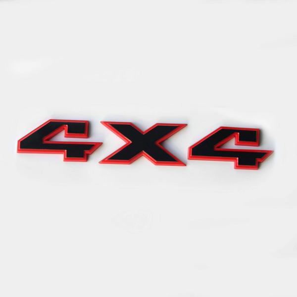 商品名: Yoaoo OEMブラックDodge 4?x 4エンブレムバッジ3d 4?x 4銘板エンブレムデカールfor RAM 1500?2500?3500フラット文字マットレッドフレーム 1 OEM Black 4x4 Emblem Ba...