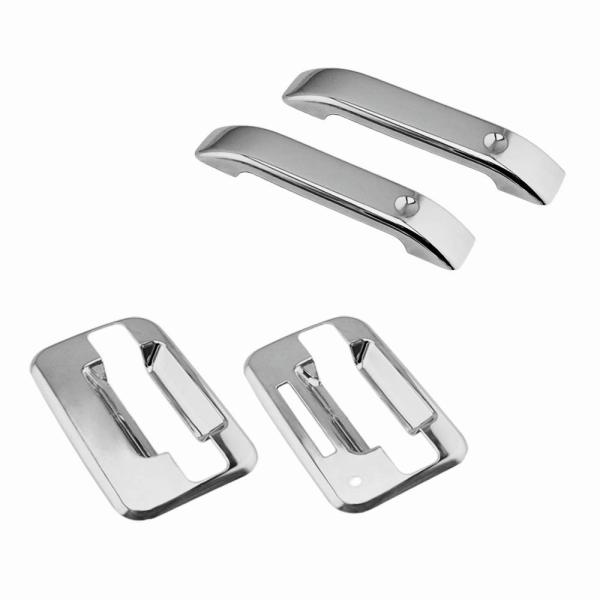 商品名: SEGADEN クロムメッキドアハンドルカバー 2004-2014 フォード F-150 F150 2005-2008 LINCOLN Mark LT (キーパッド付き2ドア、助手席キーホールなし) XG7701 SEGADEN ...