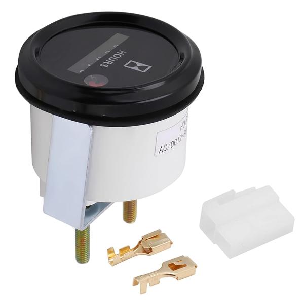 商品名Walfront AC/DC 12-36V Quartz Hour Meter Gauge Tester for Motorcycle Car Boat Truck Engine,Accurate 6 Digit,with Conne...