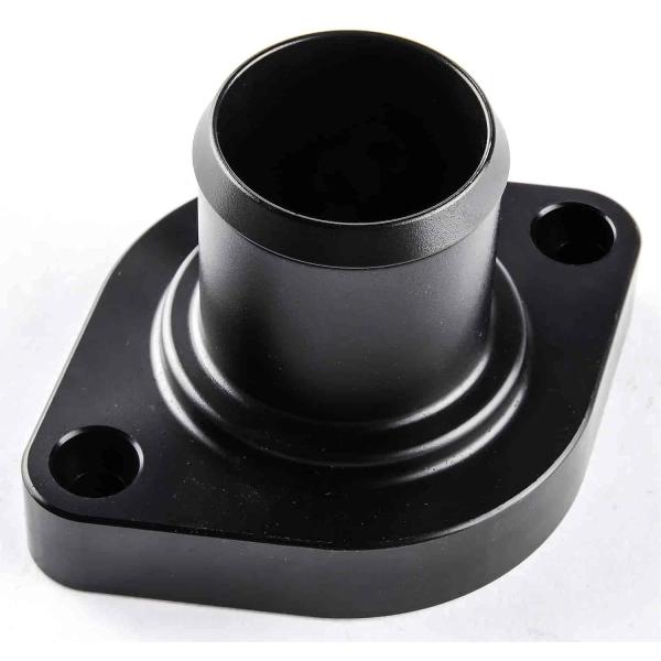 商品名: JEGS GM/Chevy LSシリーズ サーモスタットハウジング | ハードアルマイトブラック | スモールブロックシボレーV-8スタイルサーモスタット使用 | ハードウェアと再利用可能なサーモスタットシール付き JEGS GM...