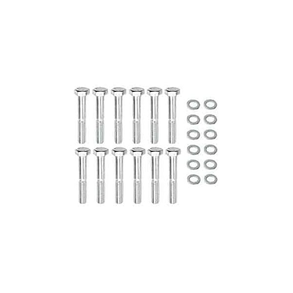 商品名:  JEGS Intake Manifold Bolts | Fits Small Block Ford Engines | Includes (12) 5/16"-18 x 2" Hex Head Bolts and (12) 5...