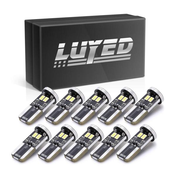 商品名:  LUYED 1100 Lumens Super Bright Low Power 3020 6-EX Chipsets W5W 194 168 2825 Led Bulbs Aluminum Material,Xenon Whi...