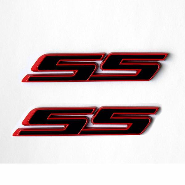 商品名: Yoaoo 2x OEM Ss エンブレムバッジ 3Dロゴ カマロシリーズ レッドフレーム Ss レッドライン Yoaoo 2X OEM Ss Emblem Badges 3D Logo for Camaro Series Red...