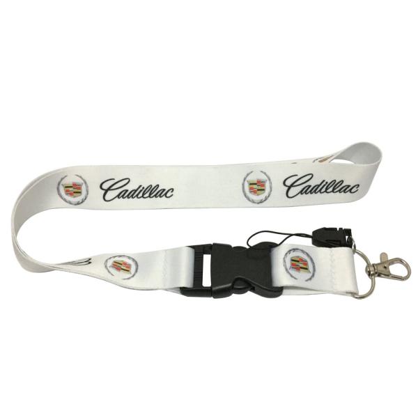 商品名: 1pcsホワイト色USA出荷新しいクイックリリース首ストラップLanyardキーチェーンキーリング車のキー家キーIDバッジカードfor Cadillacデザイン 1pcs White Color USA Ship New Quic...
