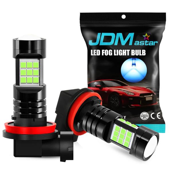 商品名:  JDM ASTAR Extremely Bright PX Chips H11 H16 LED Fog Light Bulbs, Ice Blueブランド: JDM ASTAR商品サイズ: H11 H8高さ: 10cm横幅: 7...