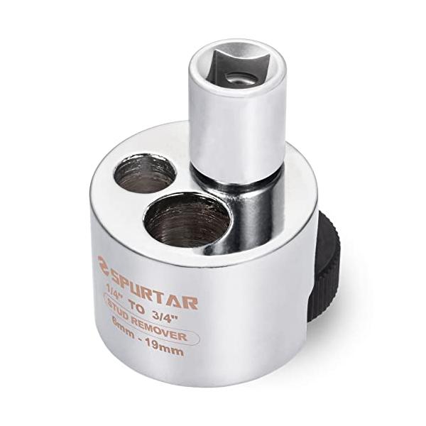 商品名: Spurtar スタッドリムーバー 6mmから19mm ボルト抽出器 ナットプーラーツール 壊れたスタッドやつかんだスタッドの除去 Spurtar Stud Remover Fit 1/4" to 3/4" (6 to 19mm)...
