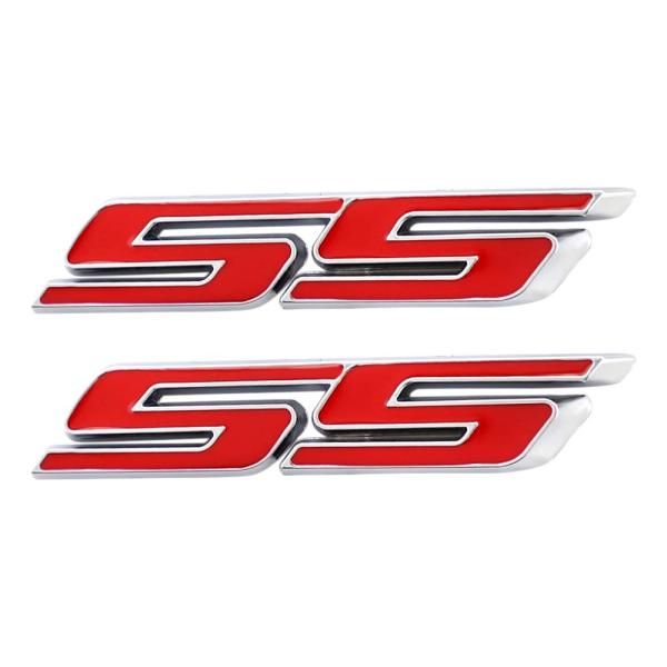 商品名: UpAuto スーパースポーツエンブレムバッジ 3D SSステッカーパーツ カマロ SS シボレー カマロ GMシリーズ用 (レッド) 2個 UpAuto 2pcs Super Sport Emblem Badge 3D SS S...