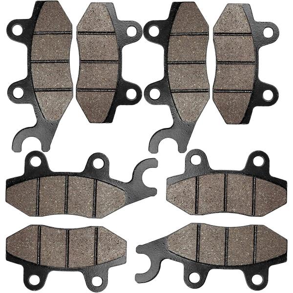 商品名YAMAHA YXR700 YXR 700 Rhino FI 4x4 SE 2008 2009 2010 2011 2012 2013用Cyleto フロントとリアブレーキパッドCyleto Front and Rear Brake ...