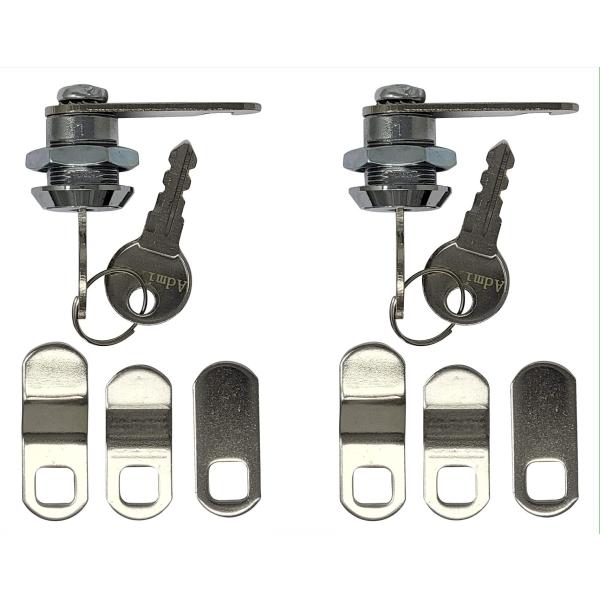 商品名:  Admiral Drawer and Cabinet Cam Lock - Keyed Alike (5/8 Inch, Pack of 2)ブランド: Admiral Locks商品サイズ: 5/8 Inch高さ: 11cm横...
