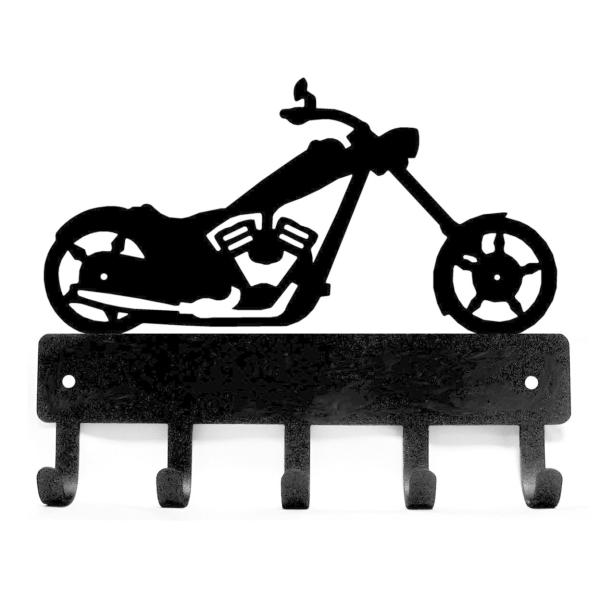 商品名: The Metal Peddler チョッパー オートバイ #02 キーラックホルダー 壁用 幅9インチ 米国製 ライダーギフト The Metal Peddler Chopper Motorcycle Motorbike #02...