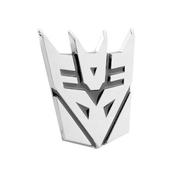 商品名: トランスフォーマー デセプティコン オートエンブレム - [クローム][高さ2 1/2インチ ] Transforming Auto Robot Decepticon Auto Emblem - [Chrome][2 1/2'' ...
