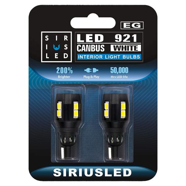 商品名:  SIR IUS LED 921 LED Reverse Backup Trunk Light Bulb for Car Truck Canbus error free Super Bright 3030 SMD Xenon Wh...