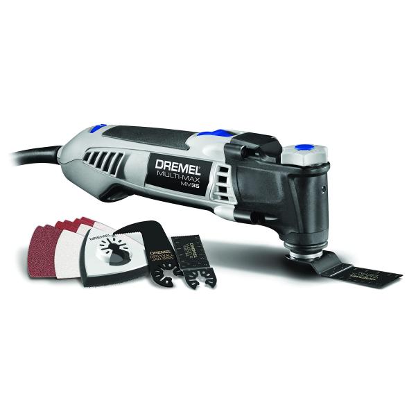 商品名:  Dremel Multi-Max 3.5 Amp Oscillating Tool Kit with Tool-LESS Accessory Change- Multitool with 12 Accessories- Comp...