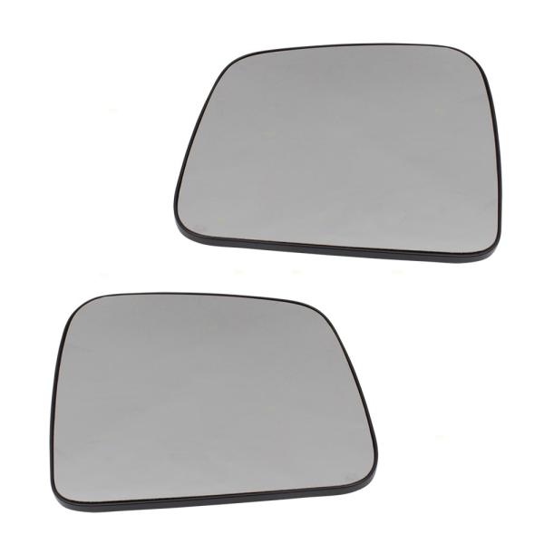 商品名:  Brock Replacement Pair Set Side View Mirror Glass &amp; Bases Heated compatible with 11-18 Durango Grand Cherokee ...