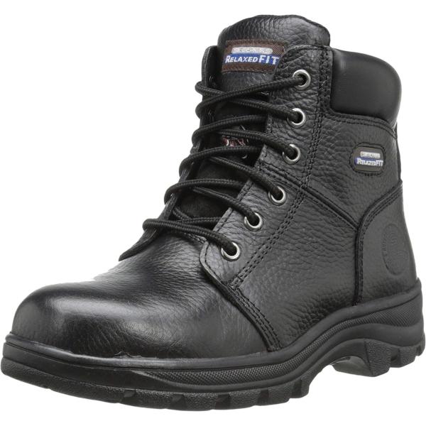 商品名: Skechers for Work Women&amp;#39;s Workshire Peril Steel Toe Boot Skechers Work Workshire - Peril Black 10 C - Wideブ...