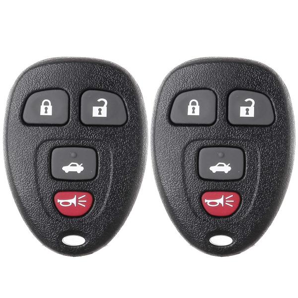 商品名: ECCPP 2?x 4ボタン交換キーレスエントリーリモートコントロールカーキーFobシェルケースforビュイックGMCキャデラックシボレーSaturnポンティアックouc60270 ECCPP 2X 4 Buttons Repla...