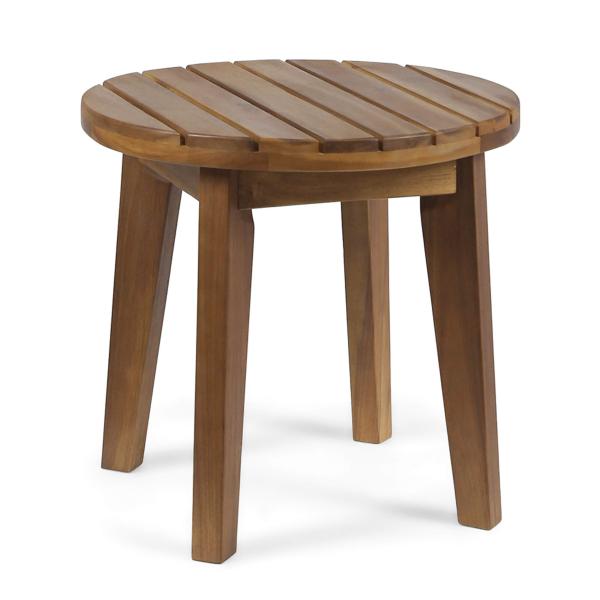 商品名: Christopher Knight ホームパーカー アウトドア 16インチ アカシアウッドサイドテーブル チーク仕上げ Christopher Knight Home Parker Outdoor 16" Acacia Wood...