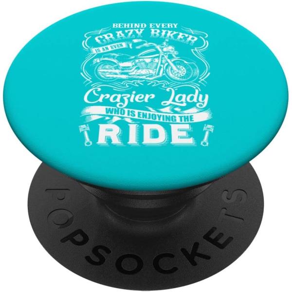 商品名Teal Motorcycle Behind Every Crazy Biker Is a Crazier Ladyブランド：Motorcycle Biker Shirts NYC商品サイズ：高さ：0.8 cm横幅：8.6 cm奥行：...