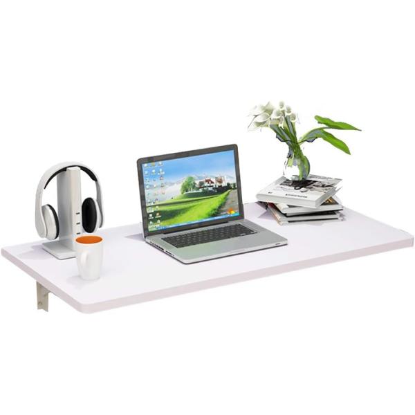 商品名PENGFEI Wall Table Foldable Kitchen Countertop Solid Wood Dining Table, 4 Colors 4 Sizes (Color : White, Size : 100X4...