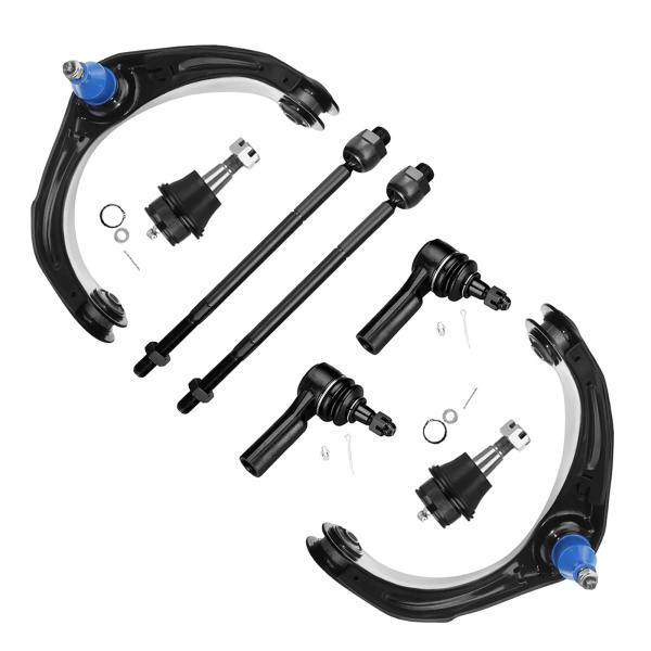 商品名: SCITOO サスペンションキット 上部左コントロールアーム 下部ボールジョイント フロントスウェイバー エンドリンク インナーアウタータイロッドエンド 2006〜2008年式 ダッジ・ラム 1500 2WD K7411用 811...