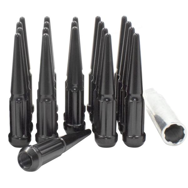 商品名:  Wheel Accessories Parts 20 Pcs 12mm 1.50 12x1.50 Thread Lug Nuts Spike Spline Solid Metal Truck Spline 4.40" Long ...