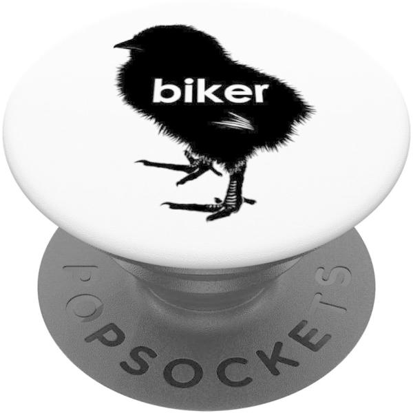商品名Motorcycle Chick - Black and White PopSockets PopGrip: Swappable Grip for Phones &amp; Tabletsブランド：Motorcycle Woman G...