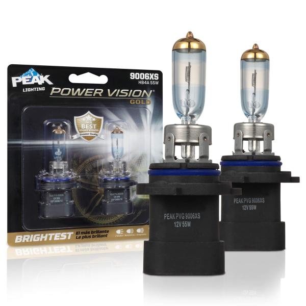商品名: PEAK Power Vision Gold 自動車パフォーマンスヘッドランプ 9006XS HB4A 2個パック PEAK Power Vision Gold Automotive High Performance 9006XS...