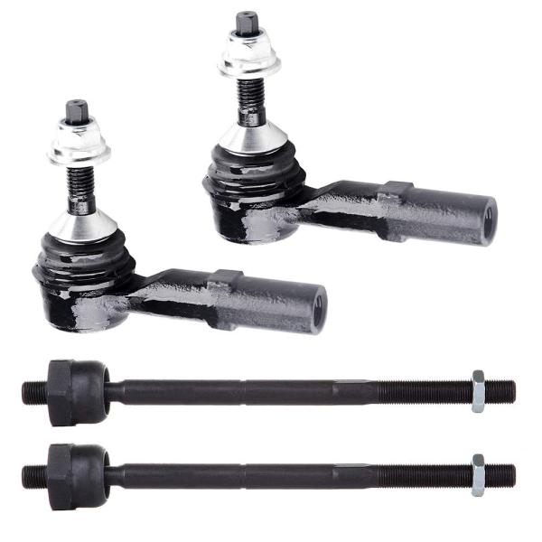 商品名: ECCPP フロントインナーアウタータイロッドエンド 2003-2006 フォード エクスペディション リンカーン ナビゲーター 4ピース Ev456 Es3695 ECCPP Inner Tie Rod End Outer Ti...