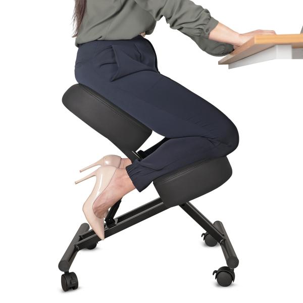 商品名:  Ergonomic Kneeling Chair Home Office Chairs Thick Cushion Pad Flexible Seating Rolling Adjustable Work Desk Stool ...