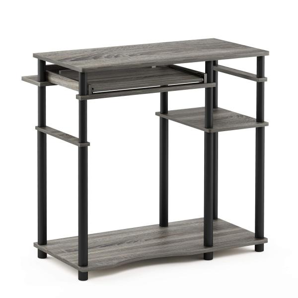 商品名: Furinno Abbott Computer Desk with Bookshelf, French Oak Grey/Black, 17097GYW/BK Furinno Abbott Computer Desk with B...