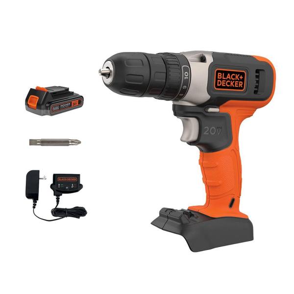 商品名:  BLACK+DECKER 20V MAX* Cordless Drill, Cordless (BCD702C1)ブランド: Black+Decker高さ: 33cm横幅: 25cm奥行: 18cm重量: 1569g商品番号: ...