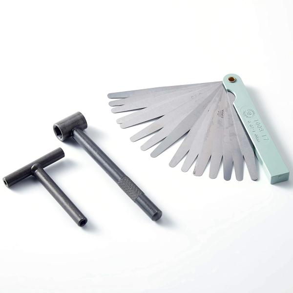 商品名: YUNSHUO オートバイエンジンバルブ ねじ調整スパナツール フィーラーゲージ Motorcycle Engine Valve Screw Adjusting Spanner Tool + Feeler gaugeブランド: Y...